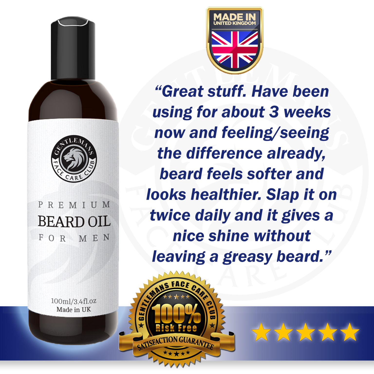 Spotlight On Gentlemans Face Care Club Beard Oil